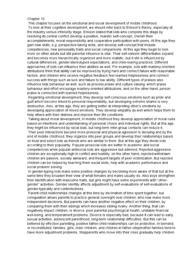 Chapter 10, Development Through The Lifespan | PDF | Adolescence | Parenting