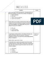MOH Exam Model Questions for Nurses | PDF | Osteoarthritis | Arthritis