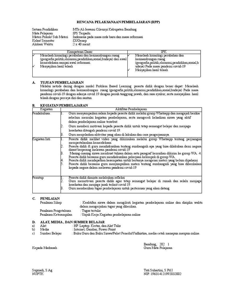 BAB 12 Indonesia Pada Masa Orde Baru Dan Masa Reformasi | PDF