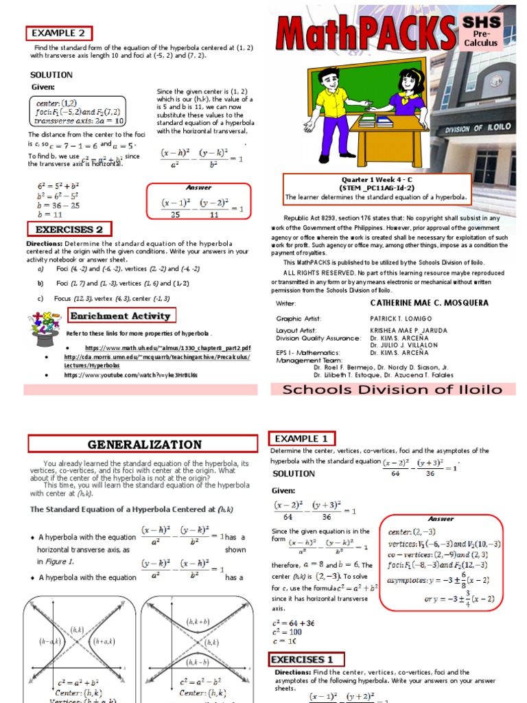 Math11 - Pre Cal - Q1Wk4 C Final | Download Free PDF | Equations | Geometry