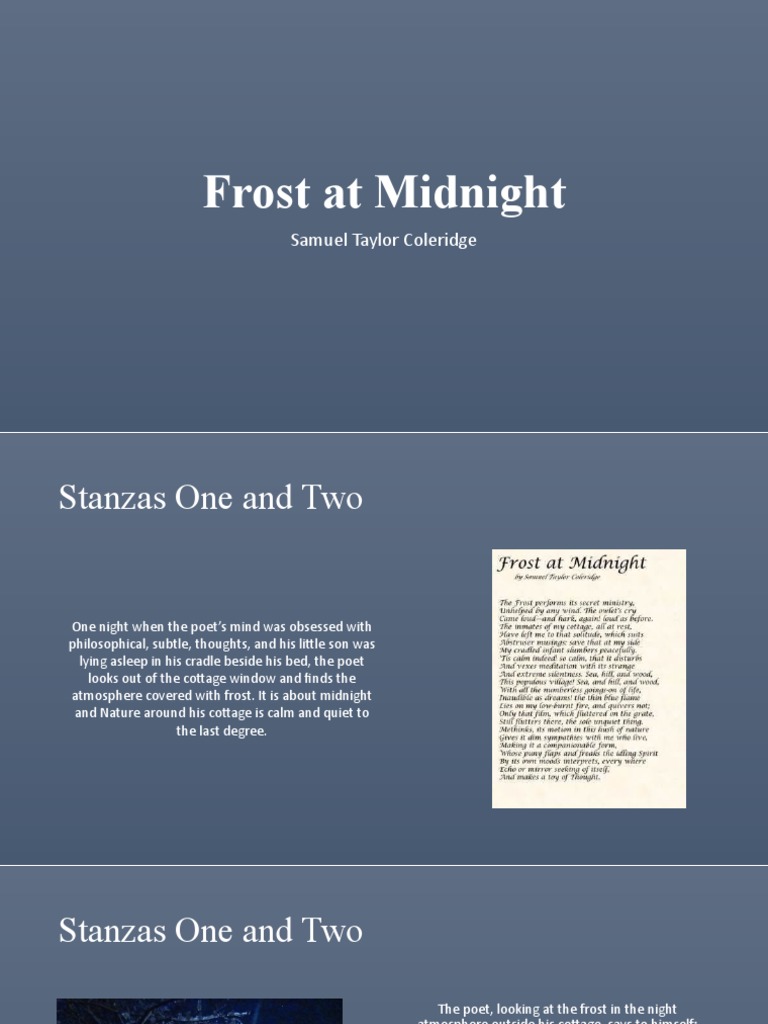 Frost at Midnight | PDF