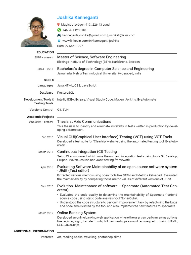 Jo cv-1 | PDF | Software | Eclipse (Software)