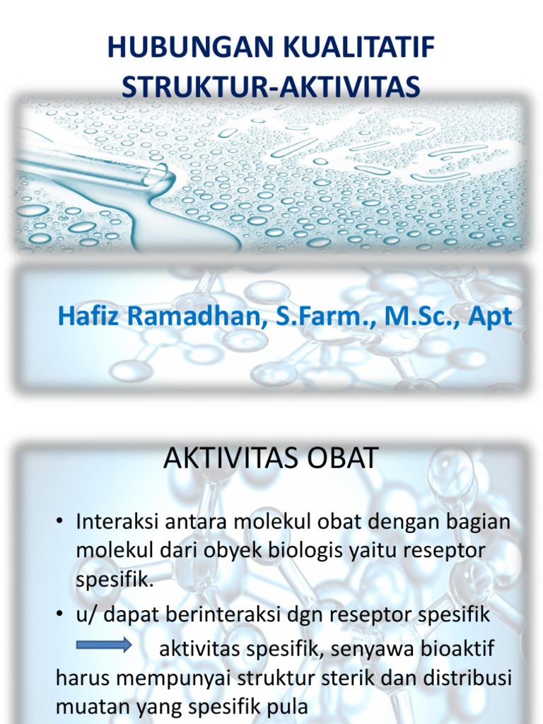 Hubungan Kualitatif Struktur Aktivitas | PDF