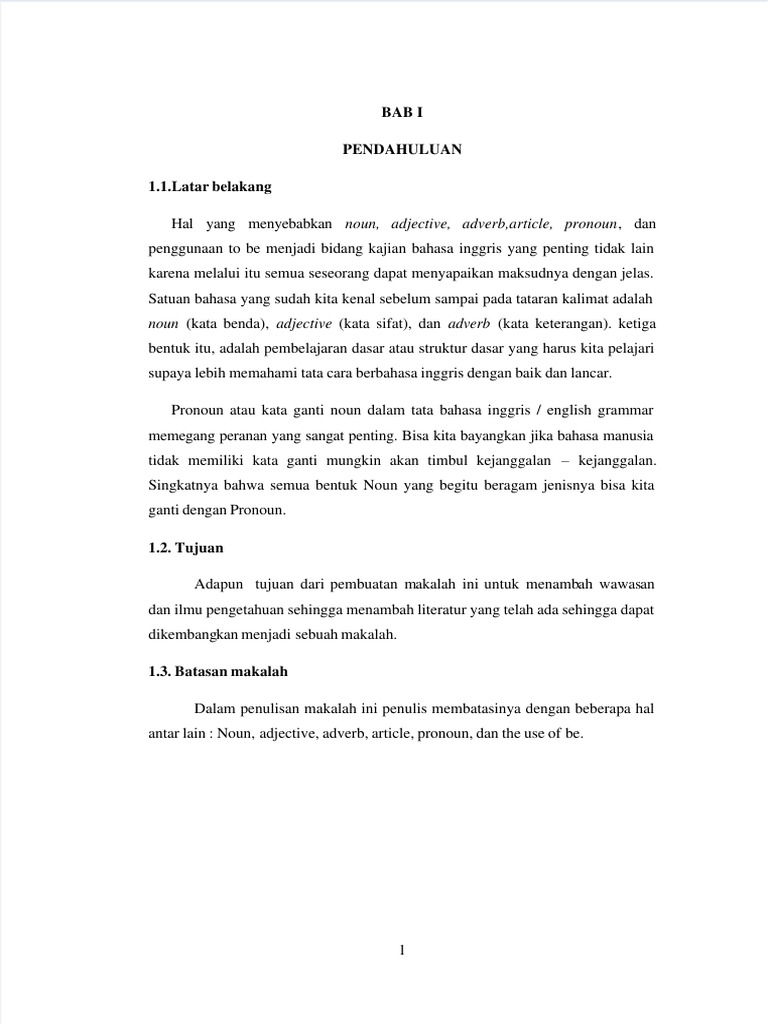 Makalah B Inggris | PDF