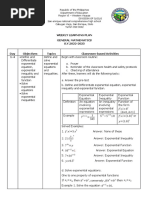7E Lesson Plan in Mathematics 9: M9Ge-Iiif-1 | PDF | Lesson Plan | Learning