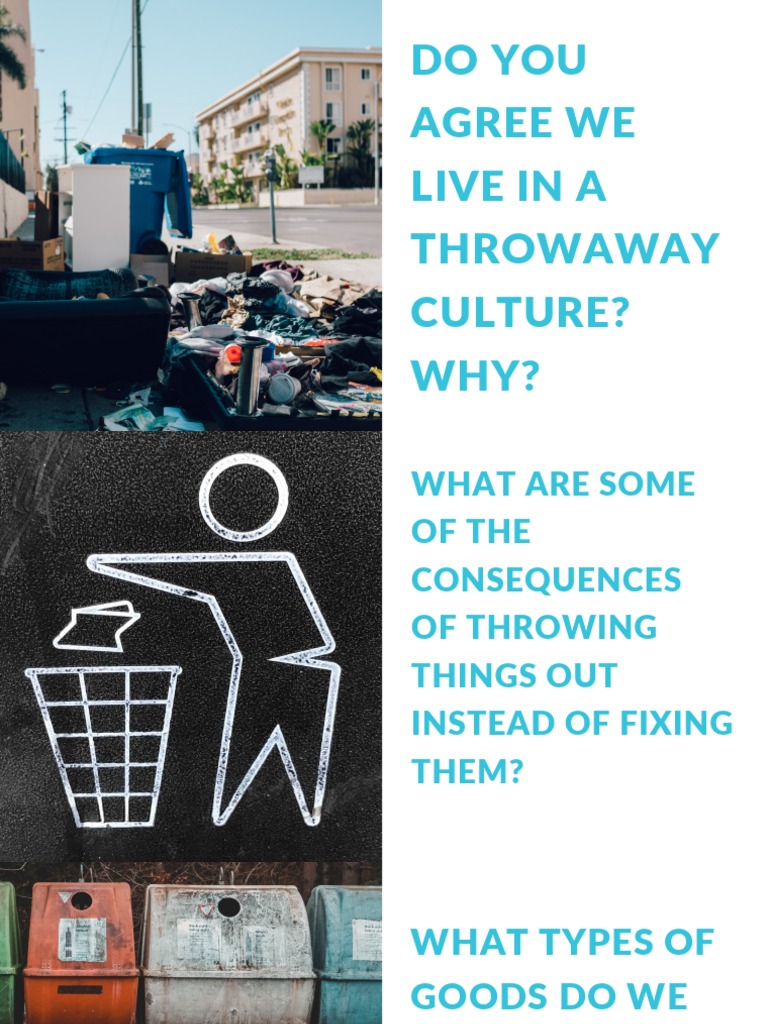 Throwaway Culture Discussion | PDF