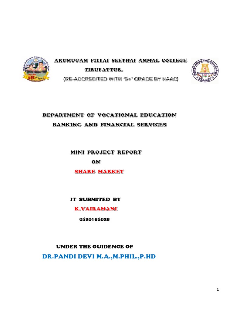 Share Market Guide: Basics, Types, Trading & More | PDF | Financial ...