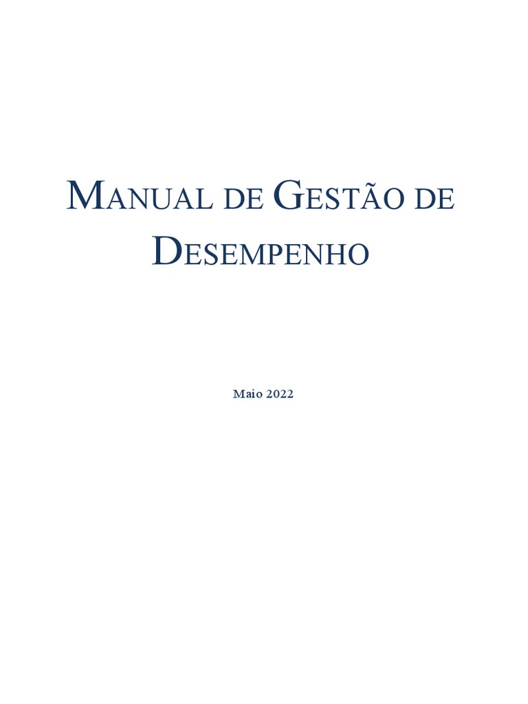 Manual de Gestao de Desempenho Aprovado | PDF | Gestão de recursos ... Manual de Gestao de Desempenho Aprovado | PDF | Gestão de recursos ...