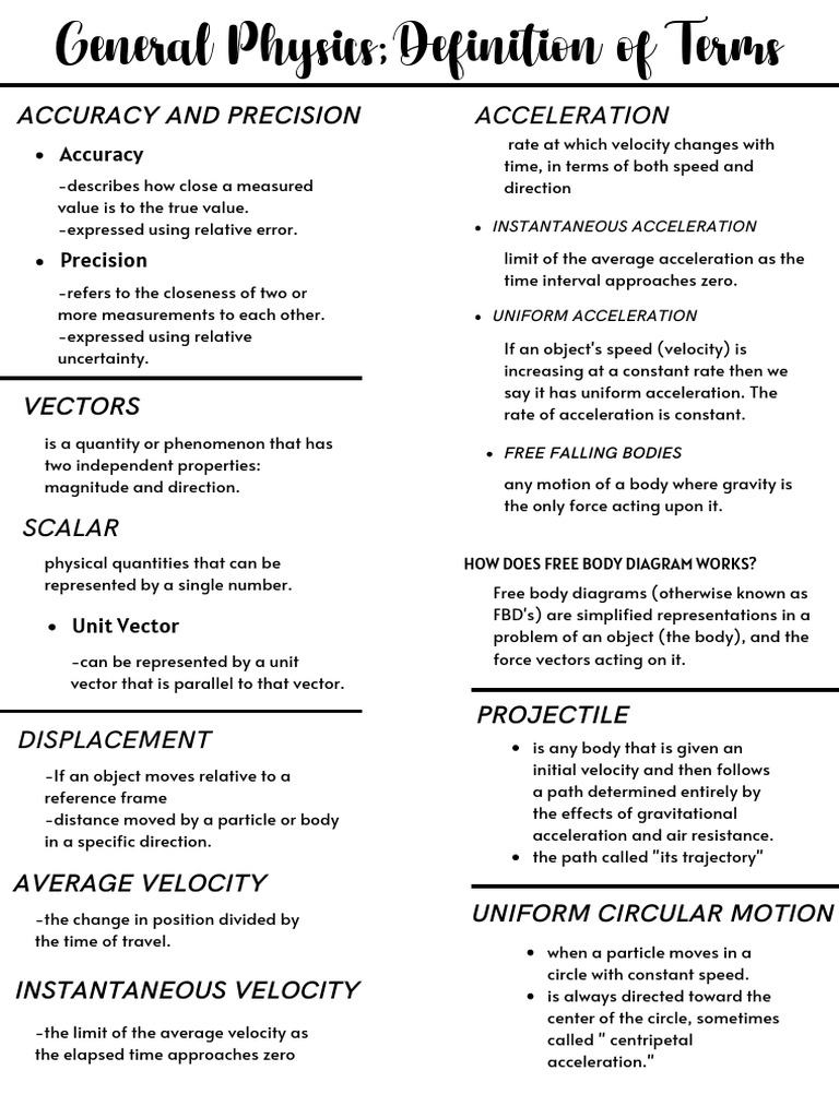 General Physics 1 | PDF | Acceleration | Force
