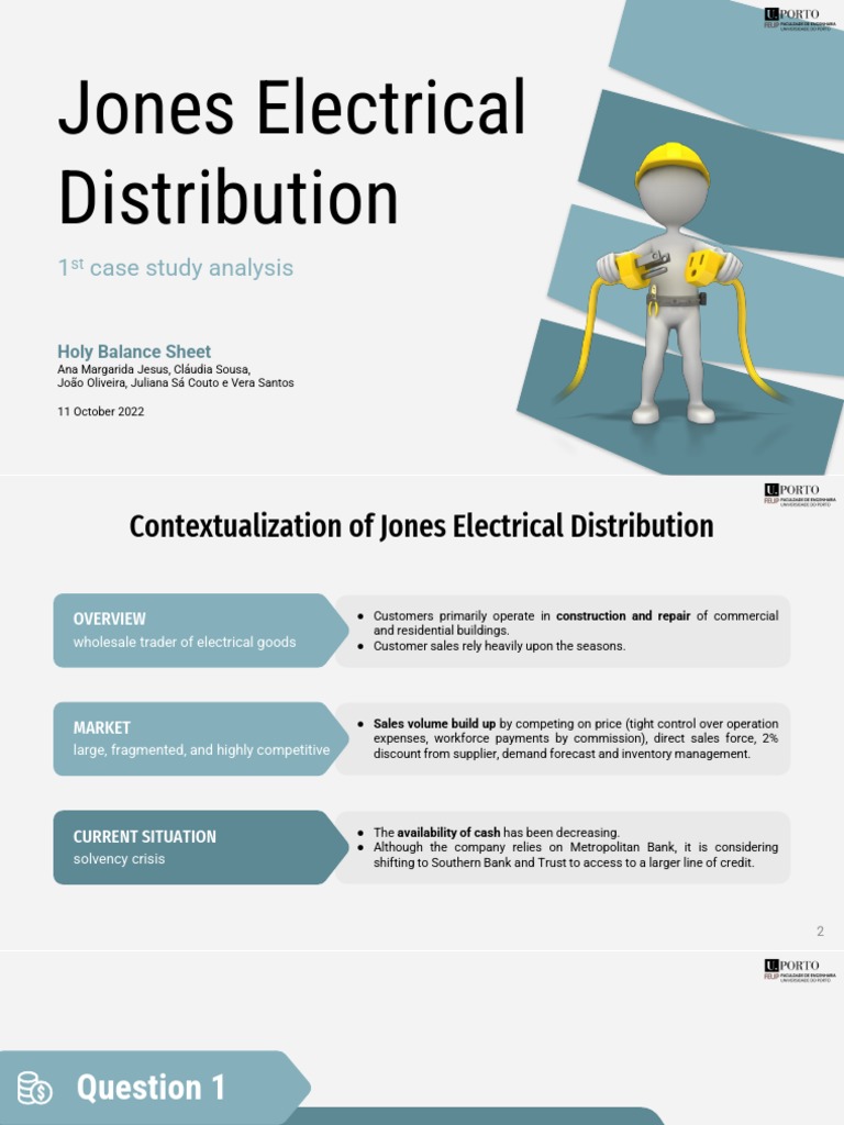Jones Electrical Distribution Analysis | PDF | Leverage (Finance ...