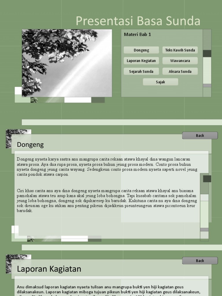 Presentasi Basa Sunda | PDF