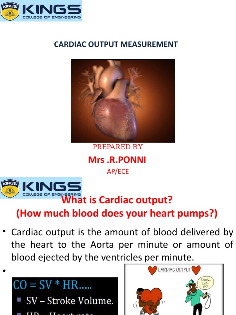 Techniques for Measuring Cardiac Output | PDF