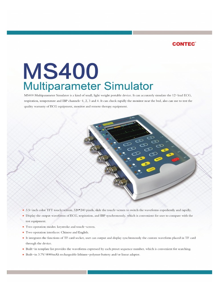 Contec MS400 | PDF