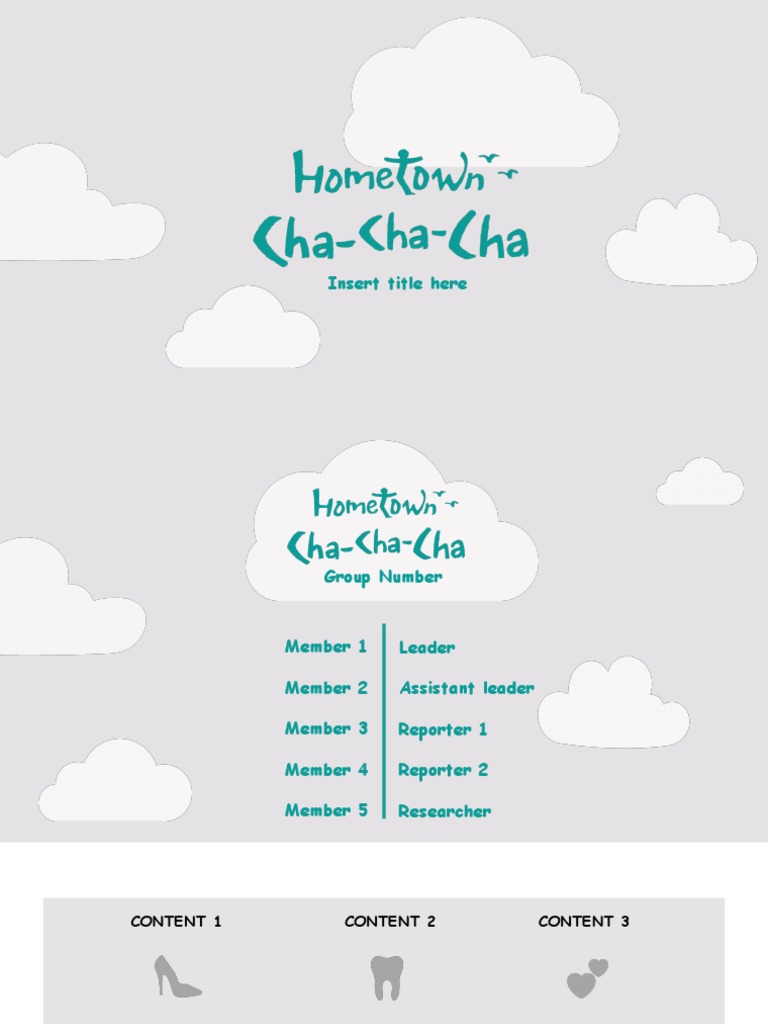 Hometown Cha-Cha-Cha PowerPoint Template | PDF