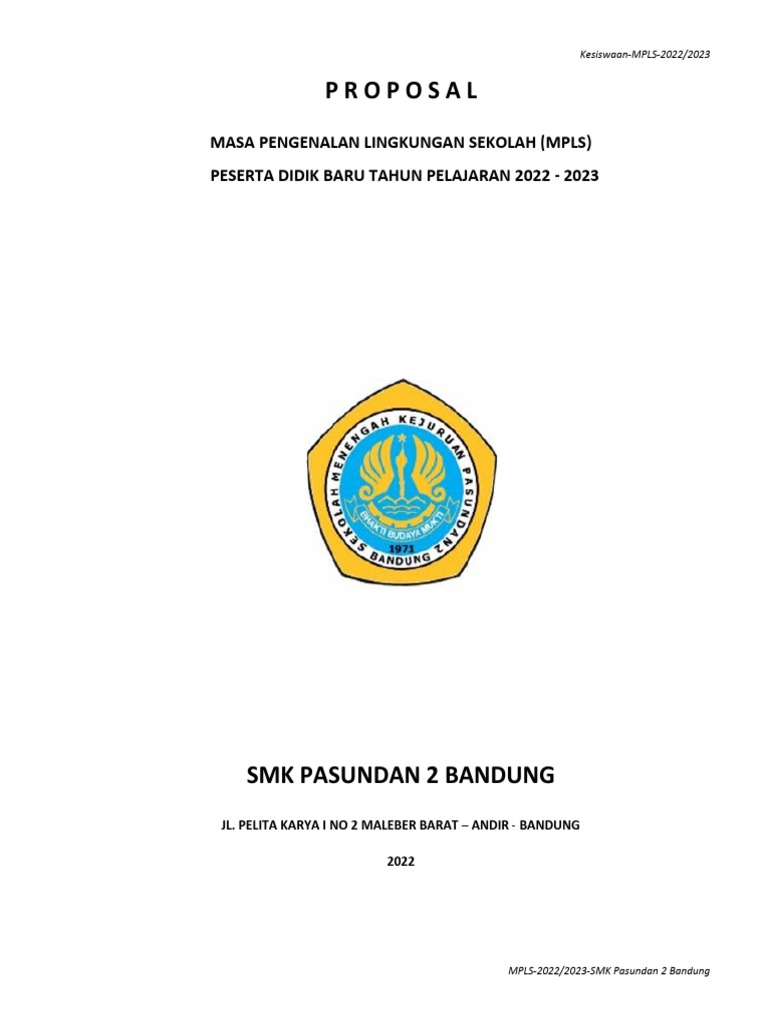 Proposal Mpls 2022-2023 | PDF