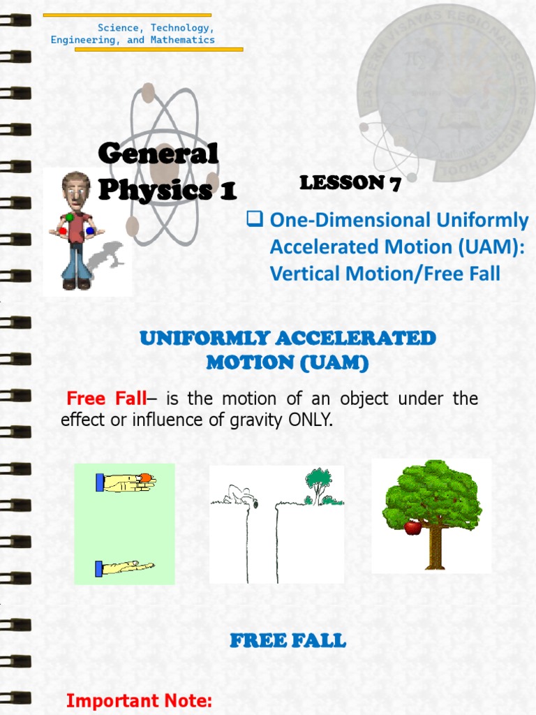 Lesson 7 Uam Free Fall | PDF | Acceleration | Velocity