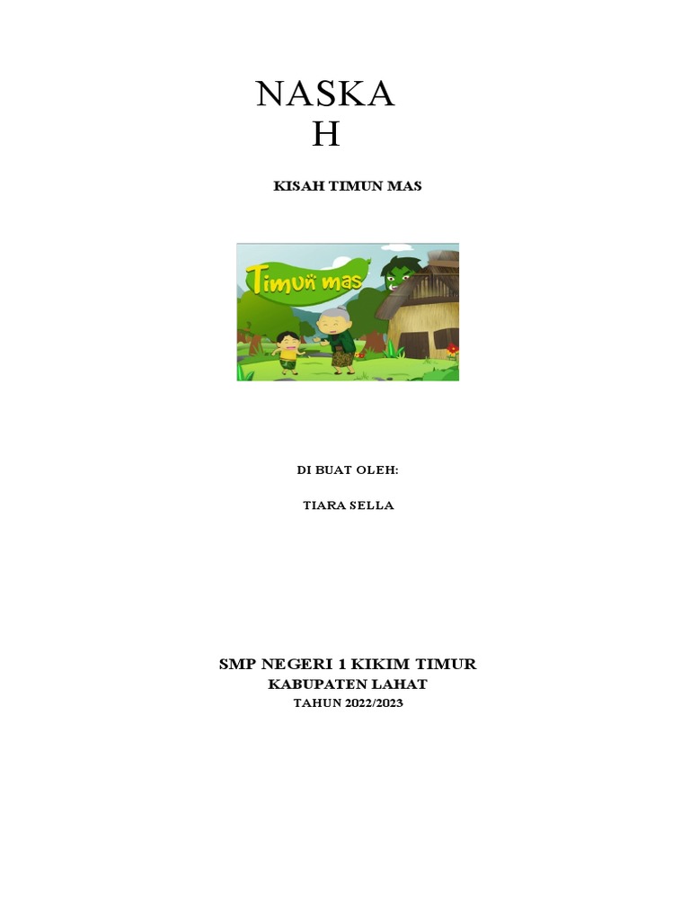 Kisah Legenda Timun Mas | PDF
