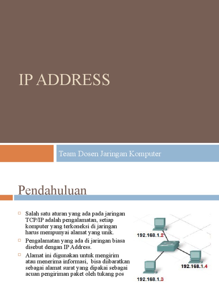 Pertemuan 3 IPv4 Dan IPv6 Revisi | PDF