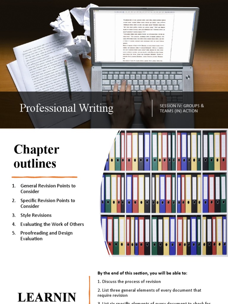 Session 4 - Groups and Teams in Action - 20 - Professional Writing | PDF | Proofreading ...