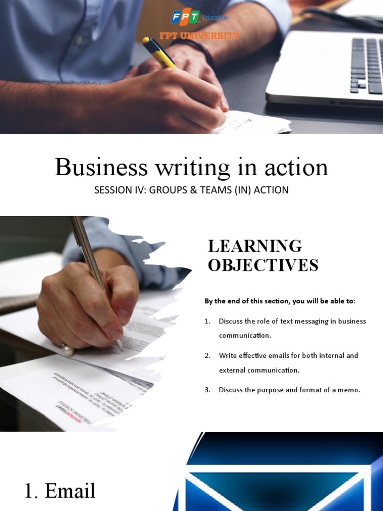 Session 4 - Groups and Teams in Action - 22 - Business Writing in ...
