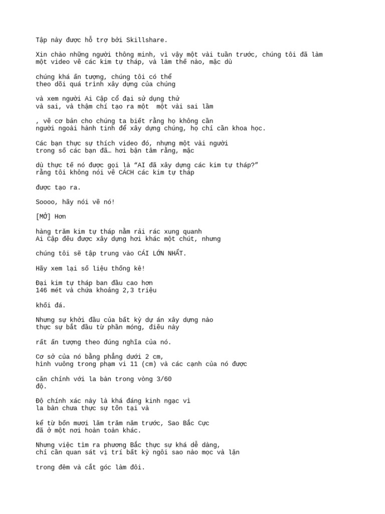 (Vietnamese) How The Pyramids Were Built (Pyramid Science Part 2 ...