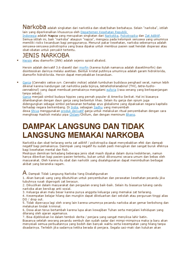 Narkoba | PDF