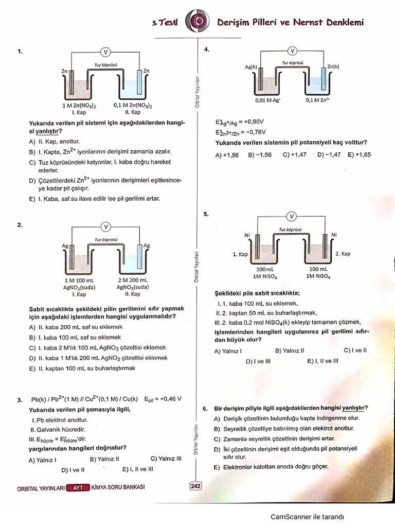 Orbital Kimya Ve Elektrik | PDF