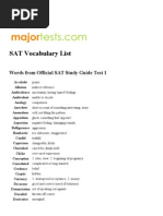 10th Grade Vocabulary List-1 | PDF | Adjective | Verb