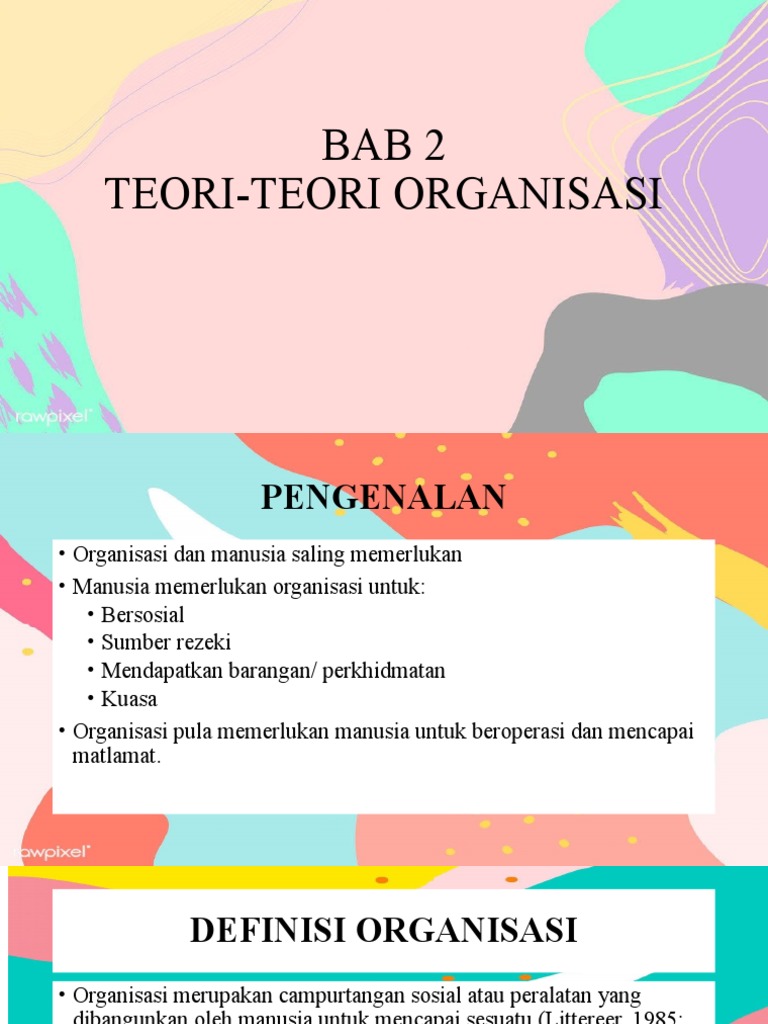 TEORI ORGANISASI | PDF