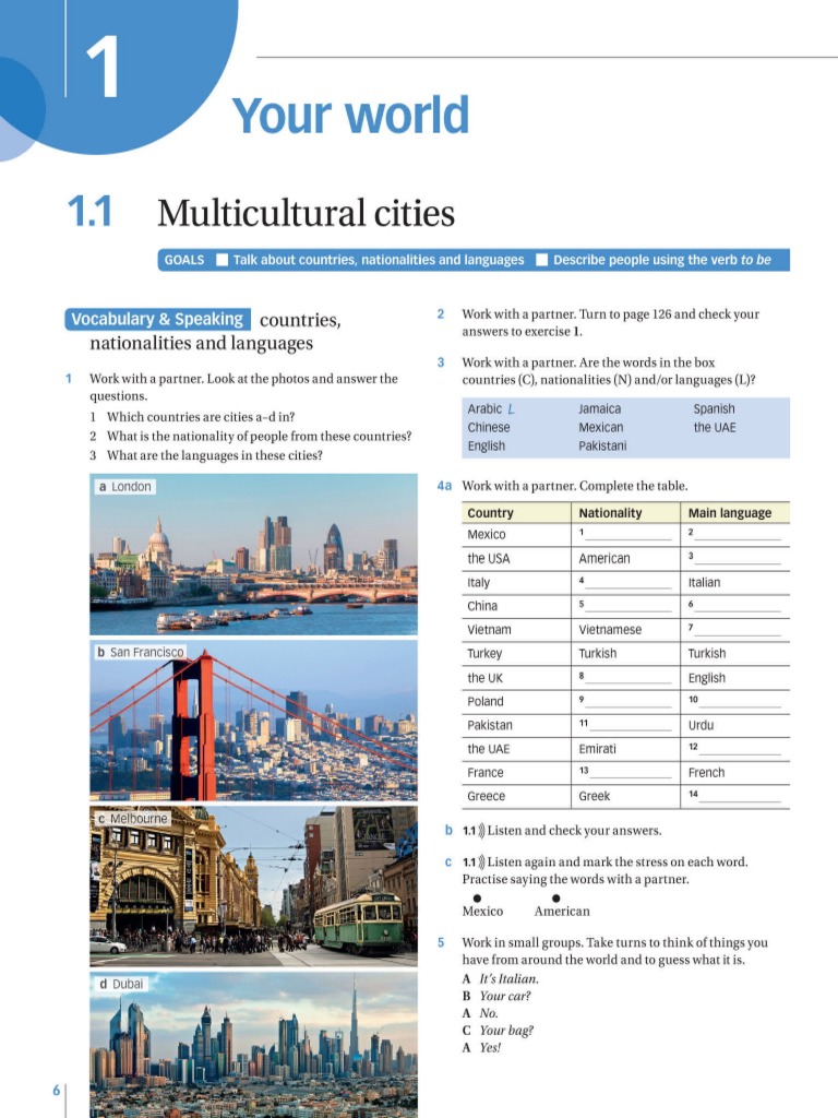 Navigate A2 _UNIT 1_Coursebook | PDF
