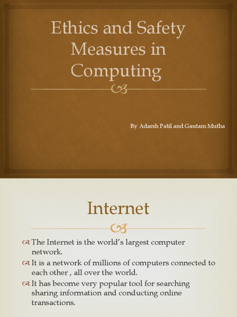 Ethics | PDF | Internet | Phishing