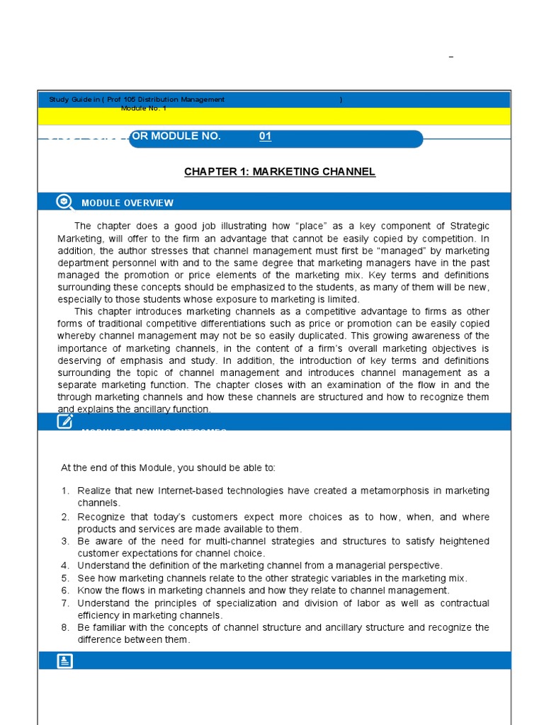Distribution MGT | PDF | Marketing | Strategic Management