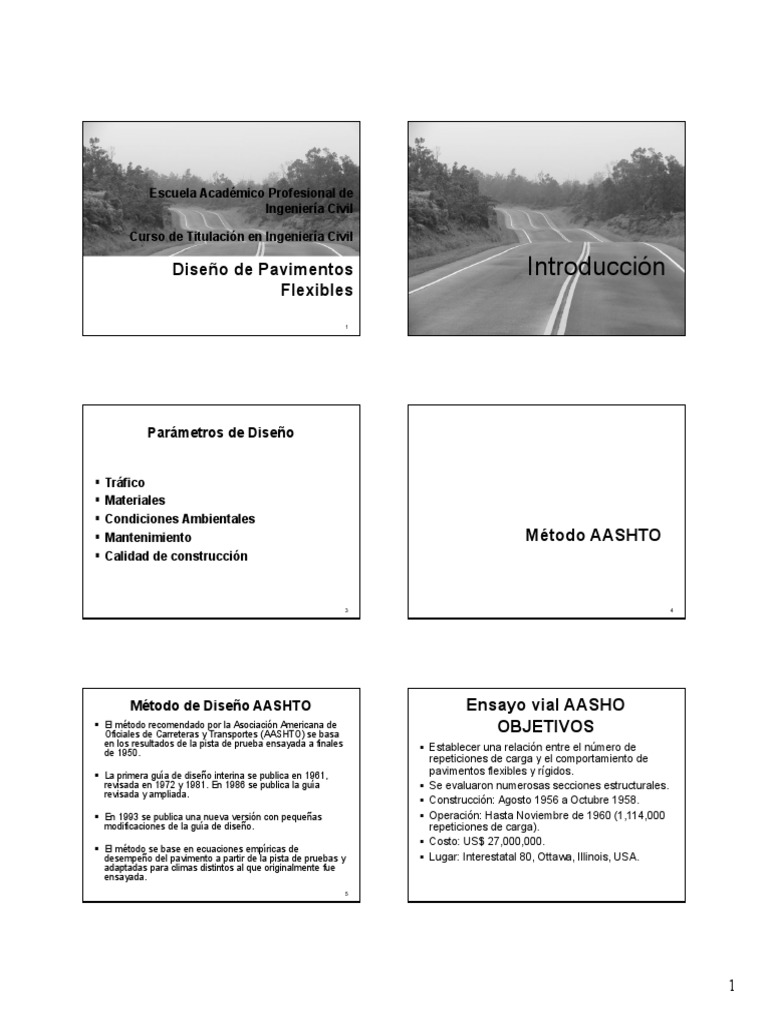 Diseno de Pavimentos Flexibles | PDF | Ingeniería | Ingeniero civil