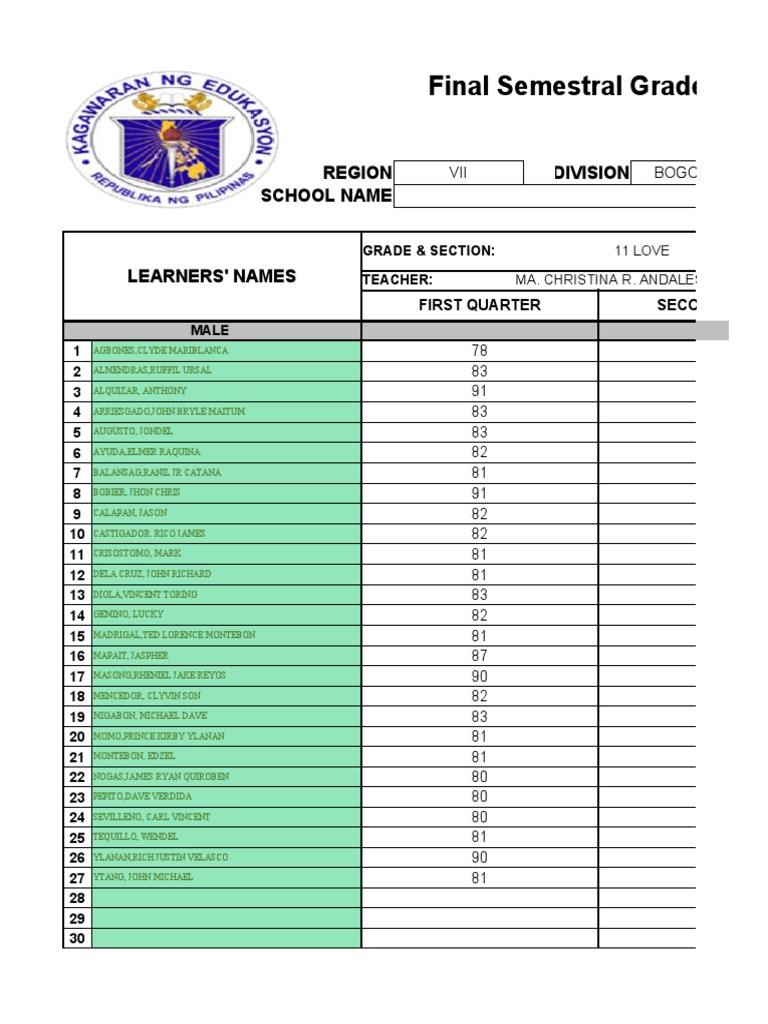 Ade-Sheets - Earth and Life Science and General Math Grade 11 - Love | PDF