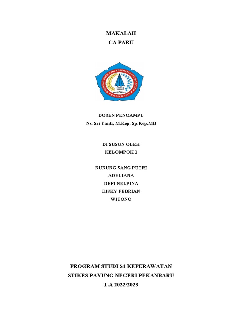 MAKALAH CA PARU Kel 5 | PDF