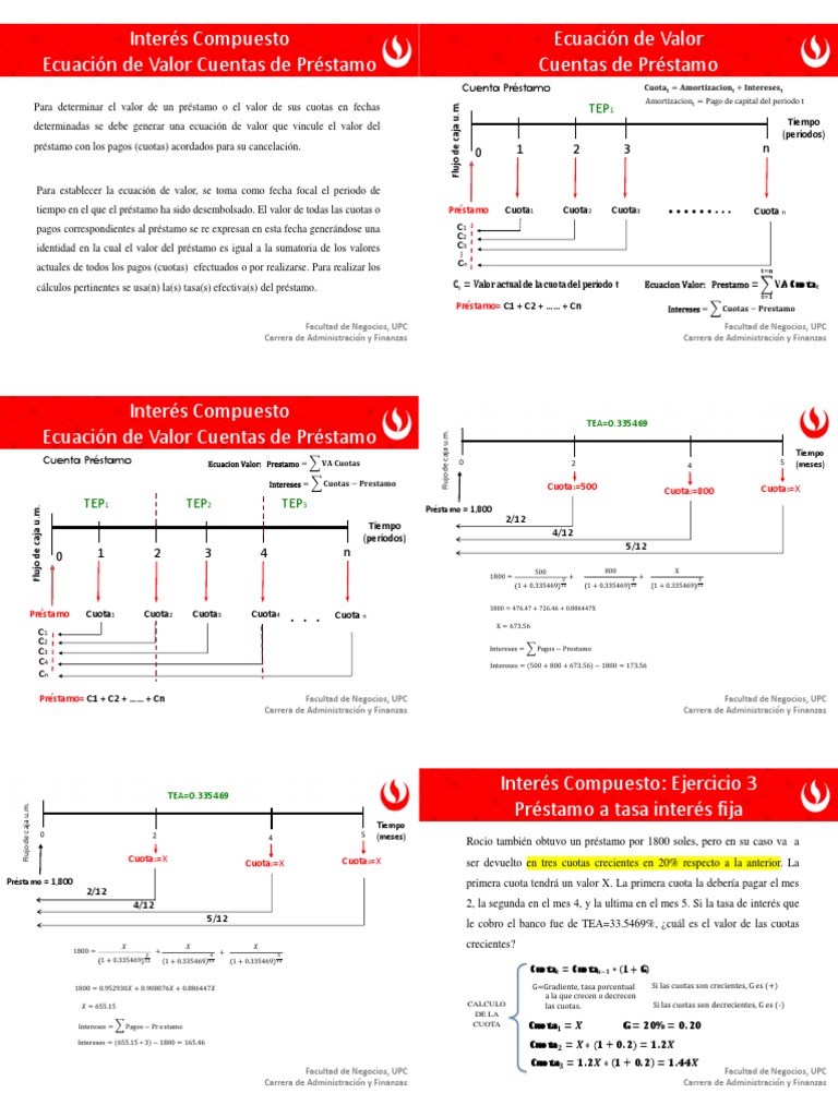 Semana 4 Mate Fi | PDF | Tasas de interés | Crédito