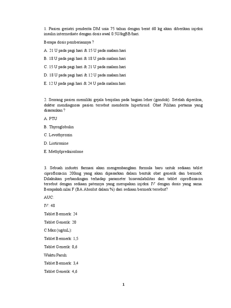 To Obat Ukai Juli 2019 | PDF