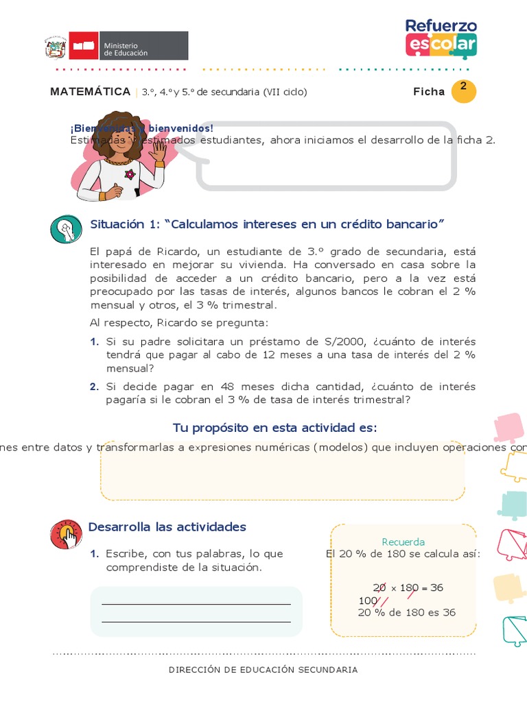 CHP Ebr Secundaria Urbano Refuerzo 2 54 | PDF | Tasas de interés | Interés CHP Ebr Secundaria Urbano Refuerzo 2 54 | PDF | Tasas de interés | Interés