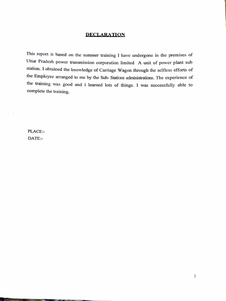 UPPCL Summer Training Project | PDF