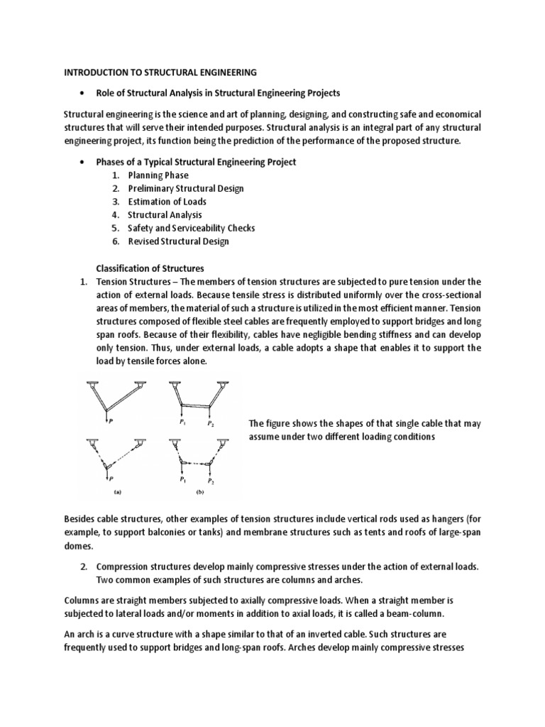 Introduction To Structural Engineering | PDF | Truss | Stress (Mechanics)
