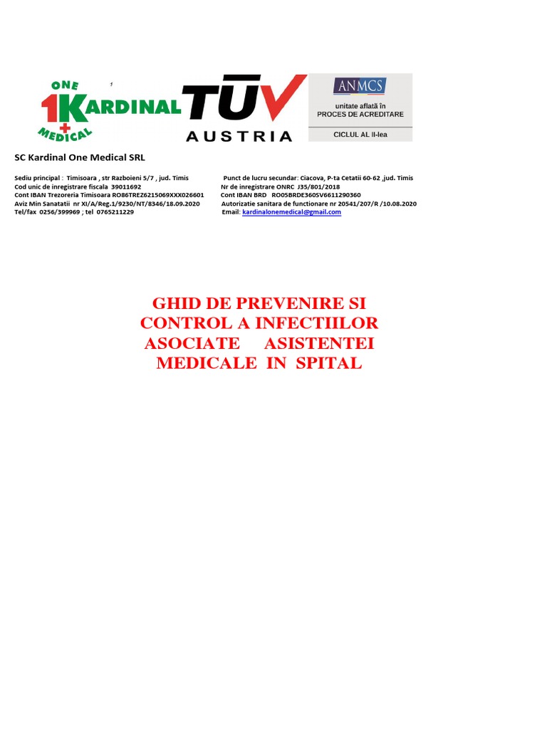 202103011101-Ghid de Prevenire Iaam 2021 | PDF