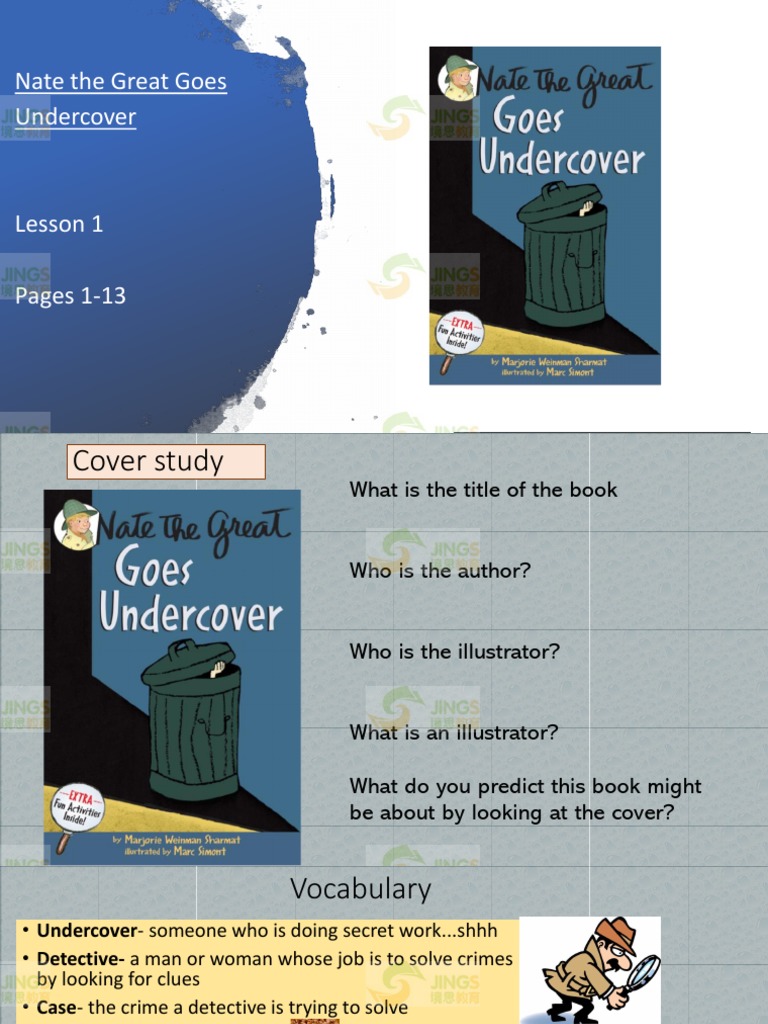 Nate the Great Goes Undercover Activities | PDF | Home & Garden