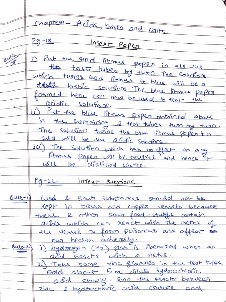 Acid Bases and Salts (Chem ch-2) | PDF | Solid State Chemistry | Materials