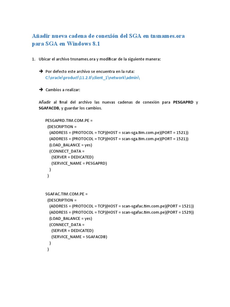 Manual de Instalación - SGA 2017 v6 | PDF | Interfaz de línea de comando | Oracle Corporation