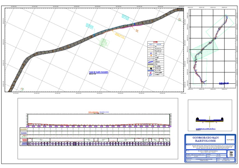 Consorcio San Bartolome: Plano en Planta Pavimento | PDF