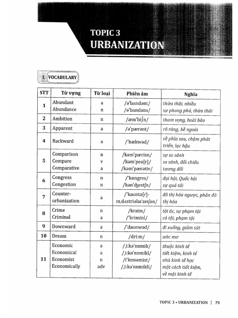 Topic 3 - Urbanization | PDF