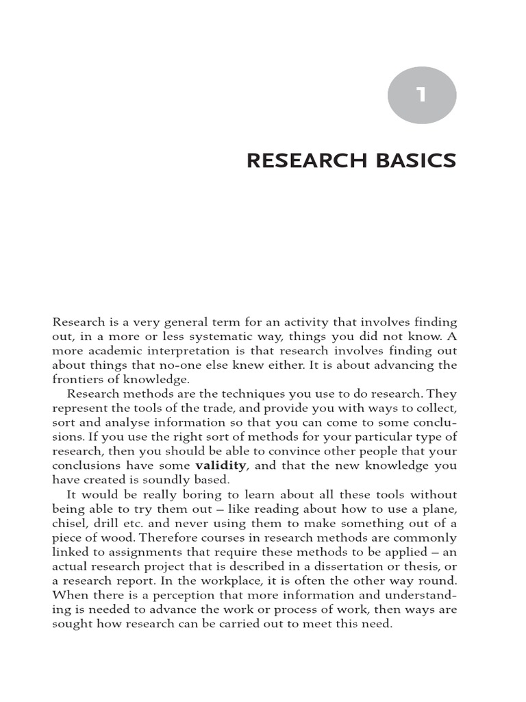 Research Methods in Computing (Advance Reading 01) | PDF