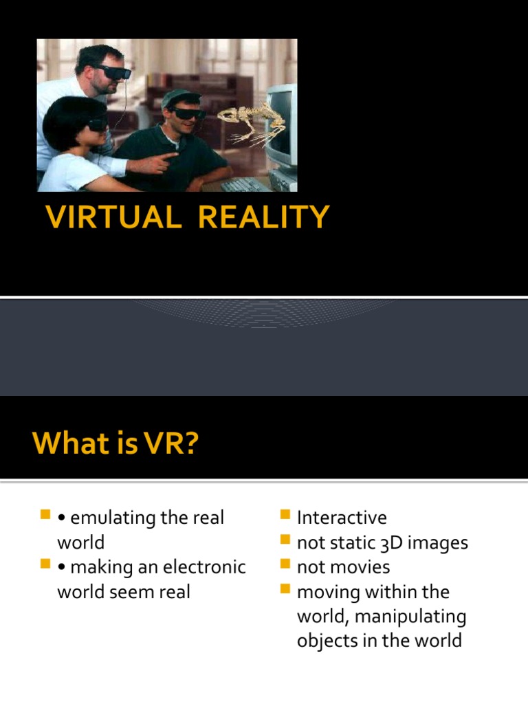 Virtual Reality | PDF | Virtual Reality | Reality