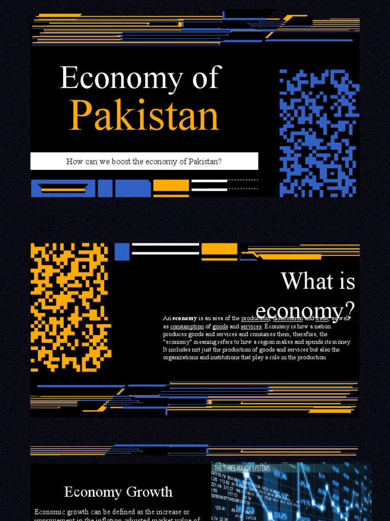 Economy of Pakistan Presentation | PDF | Economic Growth | Economies