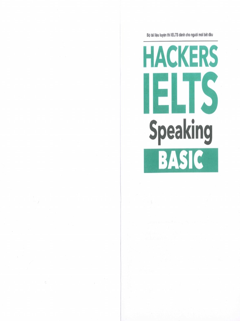 Hacker Ielts Basic Speaking | PDF